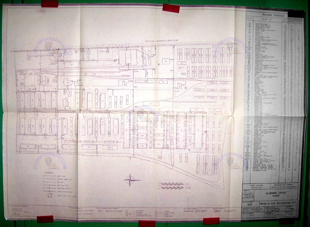 USAREUR Installation Maps - Alabama Depot